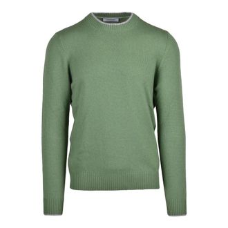 Gran Sasso Pullover Rundhals - - Knitwear - Herren - Gr&uuml;n - XL