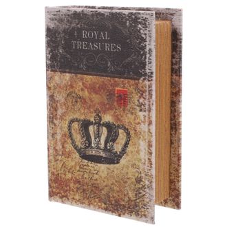 DOITOOL Vintage Buchf&ouml;rmige Aufbewahrungsbox f&uuml;r Schmuck und Kleinigkeiten Dekorative Fake Buch Schatulle mit Liebevoller Verarbeitung als Regal Tischdekorati