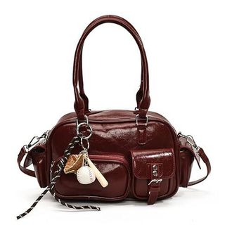 Generic RuiDay Sac &agrave; main vintage pour femme, Sac multipoches, Sac &agrave; bandouli&egrave;re cuir, Sac D&eacute;paule Mode Travail bureau Shopping Voyage El&eacute;gant Sac messager (R