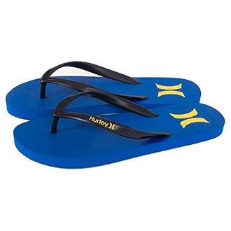 Hurley Homme M Icon Sandals Flip-Flop, Bleu Nautical Blue, 41 EU