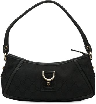 Gucci Crossbody Bags - GG Canvas Abbey D Ring Pochette - Gr. unisize - in Schwarz - f&uuml;r Damen