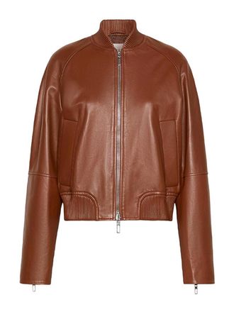 Sportmax Lederjacke - Braun