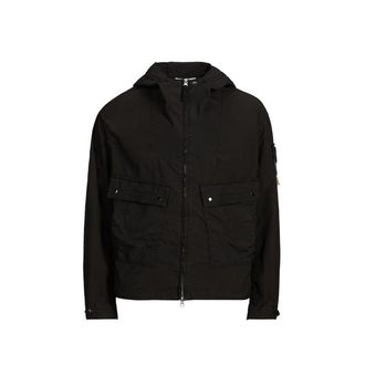Stone Island Veste unie &agrave; capuche