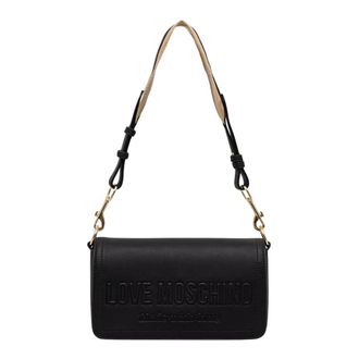Love Moschino Logo-Pr&auml;gung Umh&auml;ngetasche - - Bags - Damen - Schwarzk - ONE SIZE