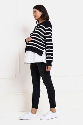 Seraphine Strickpullover Seraphine Bluse und Pullover Umstand-/Stillmode (1-tlg)