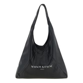 Maison Kitsun&eacute; Triangle Tote - - Bags - unisex - Schwarzk - ONE SIZE