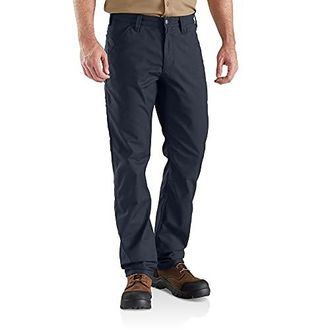 Carhartt Work in Progress Rugged Professional Stretch Canvas Pant Pantalon, Navy, W30/L32 Homme