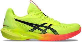 Asics Damen Solution Speed Ff 3 Clay Paris Sneaker, Sicherheitsgelb Schwarz, 43.5 EU