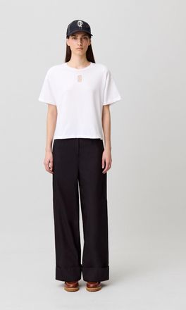 Claudie Pierlot T-shirt coton large court