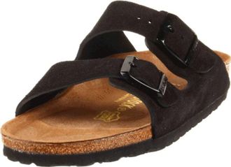 Birkenstock Arizona, Damen Hausschuhe braun 46 EU, Schwarz - Schwarz (schwarz 321) - Gr&ouml;&szlig;e: 38 EU (normal)