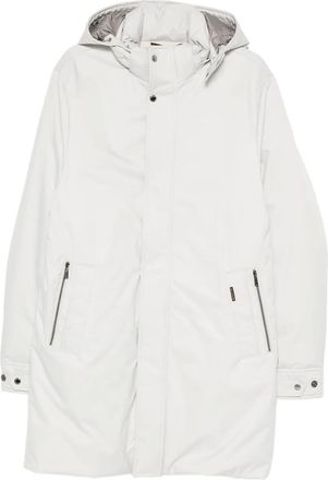 Moorer Mantel mit Reißverschluss - Nude