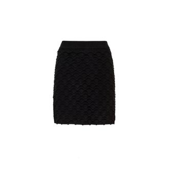 Maliparmi Maliparmi - Winter Wave Skirt - Femme - Jupes - Noir - Taille: 42 FR
