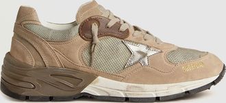 Golden Goose Basket Running Dad Beige/Silver
