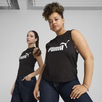 Puma D&eacute;bardeur ajust&eacute; &agrave; logo N&deg; 1 ESS Femme, V&ecirc;tements, Noir, XL