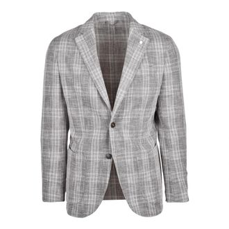 Luigi Bianchi Mantova Giacca sfiancata - - Jackets - Herren - Grau - 3XL