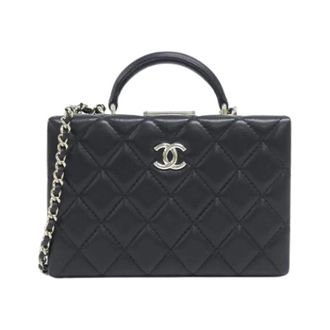 Chanel Pre-owned Schultertasche aus Lammleder - - Pre-owned - Damen - Schwarzk - ONE SIZE
