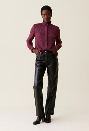 Claudie Pierlot Chemise fluide petits carreaux