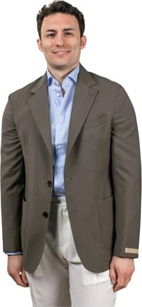 BRIGLIA 1949 Homme, Vestes, Gris, Taille: 2XL Blazer crois&eacute; Bolgheri