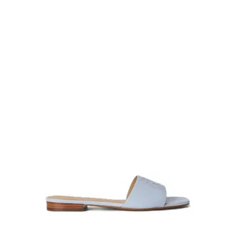 Ralph Lauren Femme, Chaussures, Bleu, Taille: 37 EU Everley Sld-Sandales-Slide-Soft Nappa