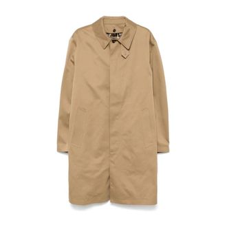 Saint Laurent Cotton Gabardine Parka - - Coats - Herren - Beige - L