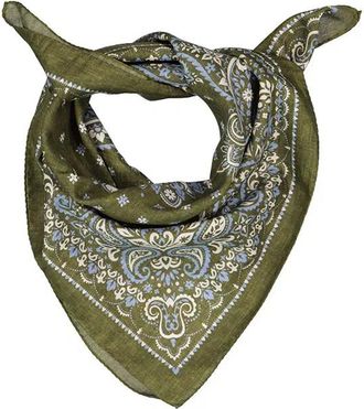 Ascot Herren Bandana gr&uuml;n Seide