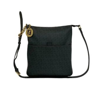 Fendi Pre-owned Zuccchino Leder PVC Umh&auml;ngetasche - - Pre-owned - Damen - Schwarzk - ONE SIZE