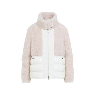 Moncler Glorieux Teddy Short Down Jacket