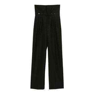 Carven Damen, Hosen, Schwarzk, SGr&ouml;&szlig;e