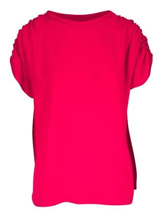 Zero + Maria Cornejo Gerafftes Tanktop - Rot