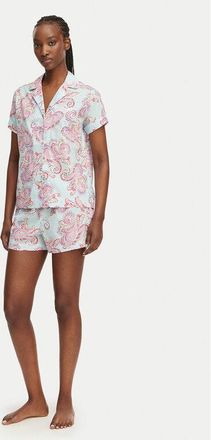 Lauren Ralph Lauren Pyjama LAUREN RALPH LAUREN-ILN12506 Hellblau Regular Fit
