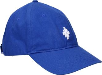 Marcelo Burlon Hommes Chapeau Bleu en Coton