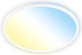 Briloner EEK A LED Panel Effizient mit 14W bei 3000lm, ca. 50.000h Licht, flach, CCT, indirektes Licht, LED Lampe, Deckenleuchte, Wohnzimmerlampe, Deckenlampe,