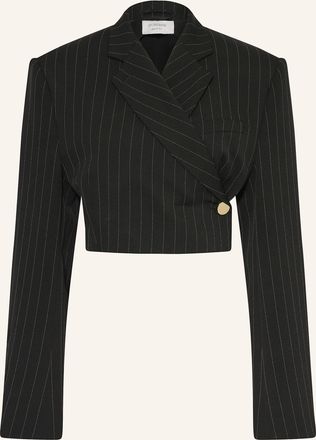 Sportmax Sportmax Cropped-Blazer Utopia Im Materialmix schwarz