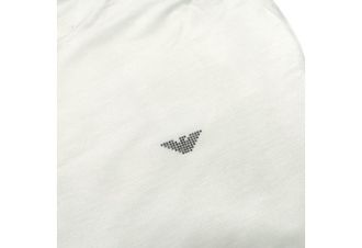 Emporio Armani T-Shirt T-Shirt mit einem Logo aus Strasssteinchen