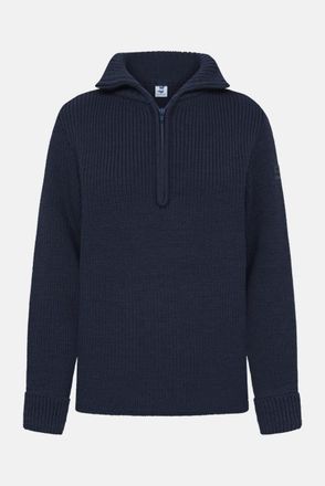 Hanseheld Damen Troyer Merino Blau GOTS