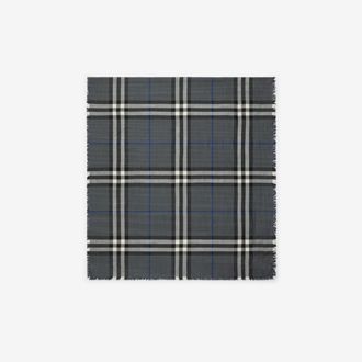 Burberry Wendbarer Woll-Seiden-Schal in Check