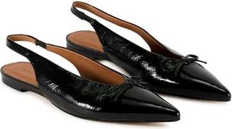 Saison 1865 Slingbacks Fatal en cuir verni