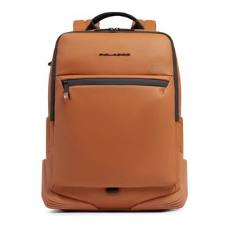 Piquadro Wasserabweisender Computer-Rucksack 14 Zoll - - Bags - Herren - Braun - ONE SIZE