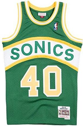 Mitchell & Ness Shawn Kemp 40 Seattle Supersonics NBA Swingman M