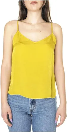 Alessia Santi Femme, Tops, Jaune, Taille: 40 FR Canotta