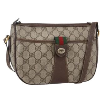 Gucci Sac bandouli&egrave;re vintage Pre-owned - Femme - Pre-owned - Beige - Taille: ONE Size