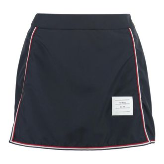 Thom Browne Technischer Minirock aus Funktionsgewebe - - Skirts - Damen - Blau - S
