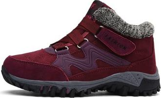 Generic Evocomfort Chaussures de randonn&eacute;e chaudes antid&eacute;rapantes imperm&eacute;ables pour lhiver Chaussures orthop&eacute;diques confortables, bordeaux, 39 EU