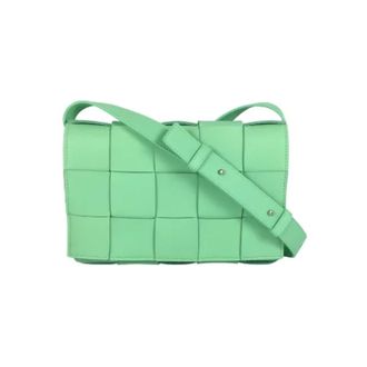 Bottega Veneta Pre-owned Cuir sacs-ports-paule - Femme - Pre-owned - Vert - Taille: ONE Size