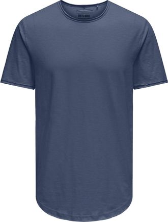 Only & Sons Herren Onsbenne Longy Ss Tee Nf 7822 Noos, Vintage Indigo, XXL EU