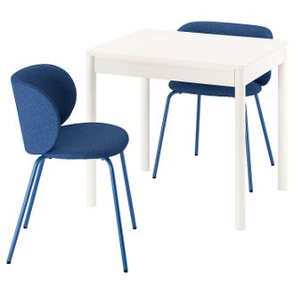 IKEA TONSTAD / KRYLBO Tisch und 2 St&uuml;hle
