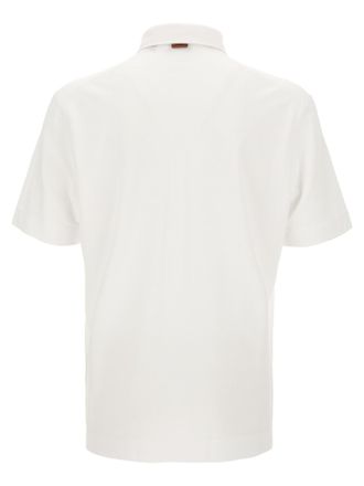 Ermenegildo Zegna Cotton Polo Shirt - White
