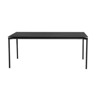 PETITE FRITURE Table rectangulaire Fromme - Noir - Aluminium - Designer Tom Chung
