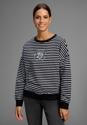 Kangaroos Sweatshirt im Oversize Look mit schimmerndem Frontprint