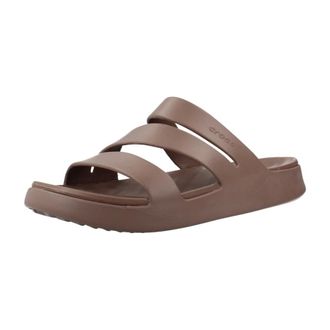 Crocs Femme, Chaussures, Brun, Taille: 38 EU Sandale &agrave; Brides Getaway
